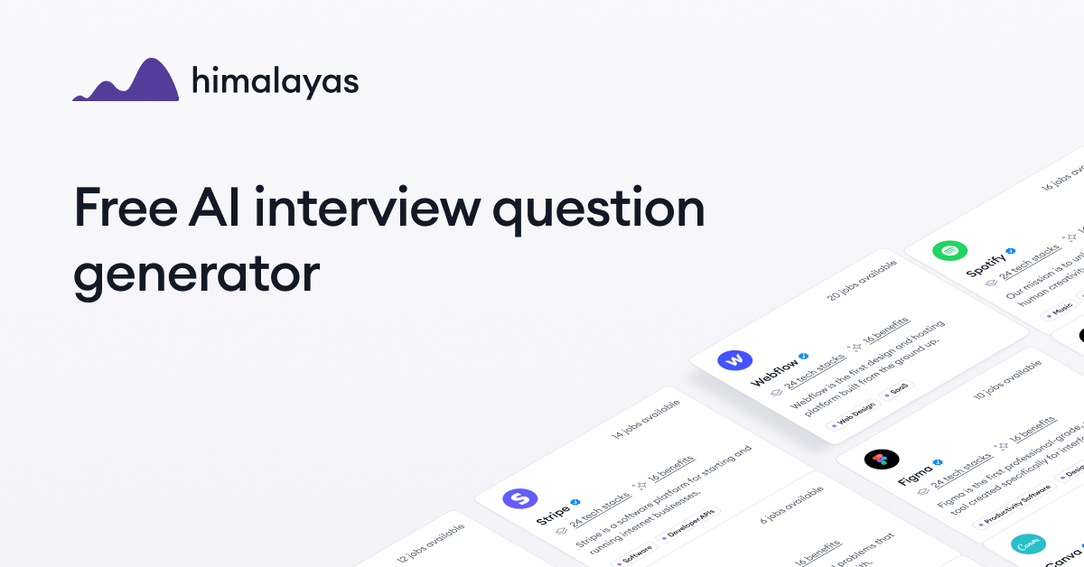 Free AI Interview Question Generator | Himalayas Free AI Interview Question Generator | Himalayas
